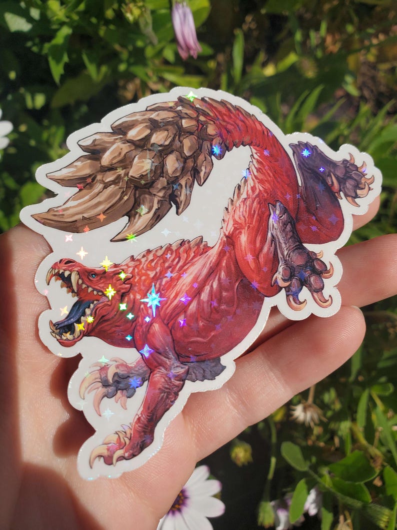Monster Hunter Sticker: Odogaron. - Etsy