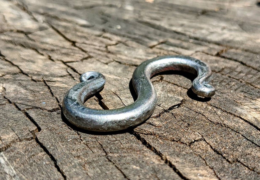Small S-hook, Hand-forged - Etsy