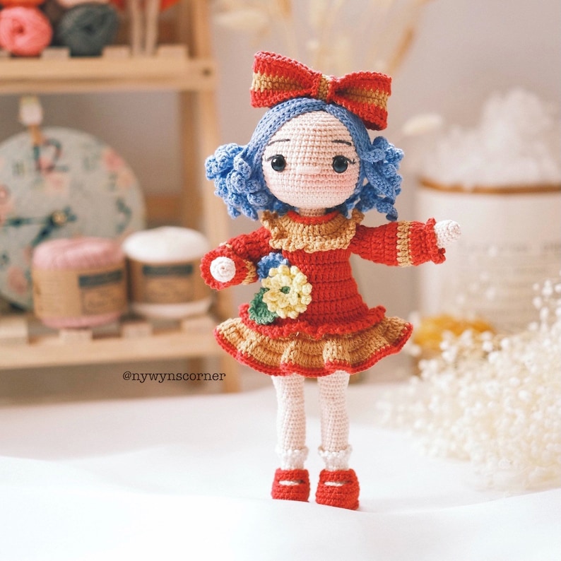 Crochet Pattern Amigurumi Autumn Doll PDF Tutorial Autumn - Etsy