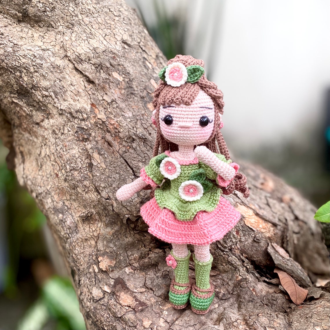 Crochet Pattern Amigurumi Spring Doll PDF Tutorial Hanami - Etsy