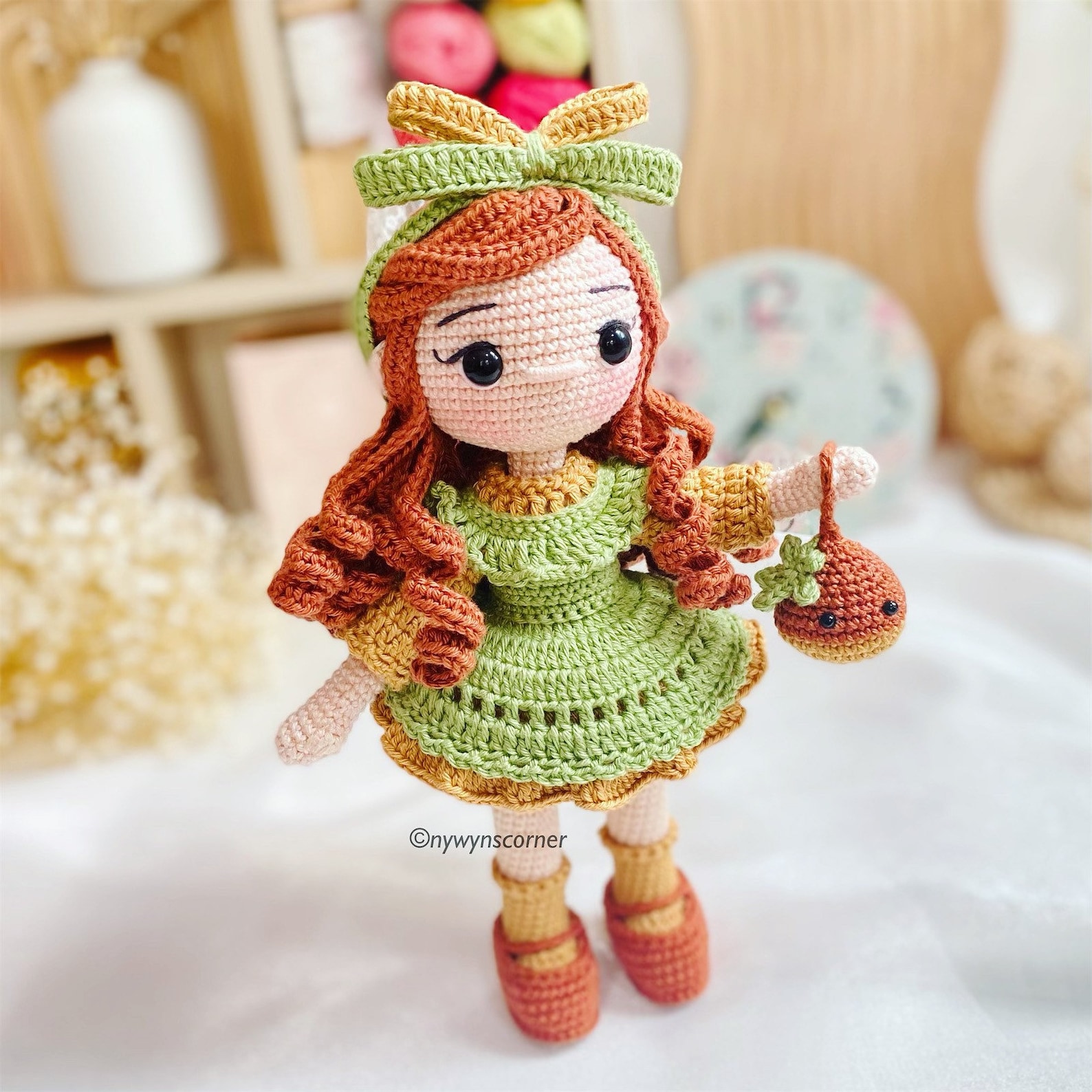 Crochet Pattern Amigurumi Chestnut Doll Cute Doll for Girls - Etsy