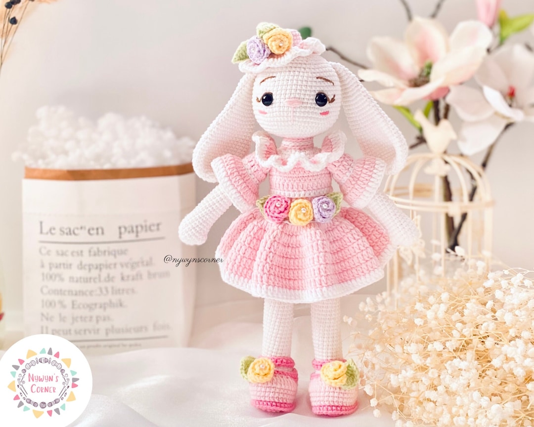 Amigurumi Bunny Doll Crochet Pattern, Cute Rabbit crochet, archivo PDF ...