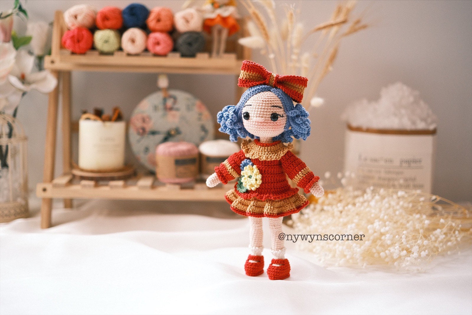 Crochet Pattern Amigurumi Autumn Doll PDF Tutorial Autumn - Etsy