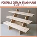 Portable Craft Fair Display Stand Plans, Wooden Cupcake Stand DIY Plans ...
