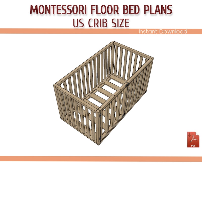 Wooden Floor Bed Baby - Etsy