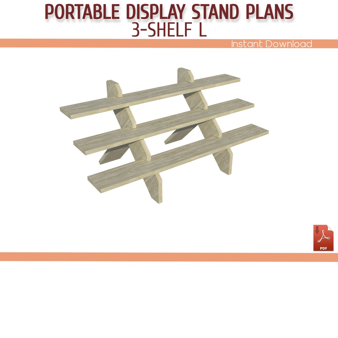Portable Craft Fair Display Stand Plans Wooden Cupcake Stand - Etsy
