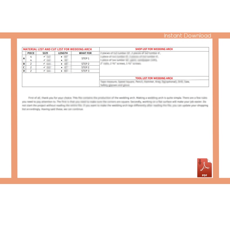 Diamond Wedding Arch DIY Plans Diamond Wedding Arbor | Etsy