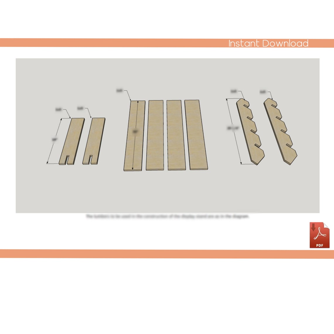 DIY Craft Fair Display Stand Plans – Collapsible Wooden Stand (PDF ...