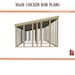 10x26 Large Walk-in Chicken Coop Run Building Plans 10x26 Chicken Run ...