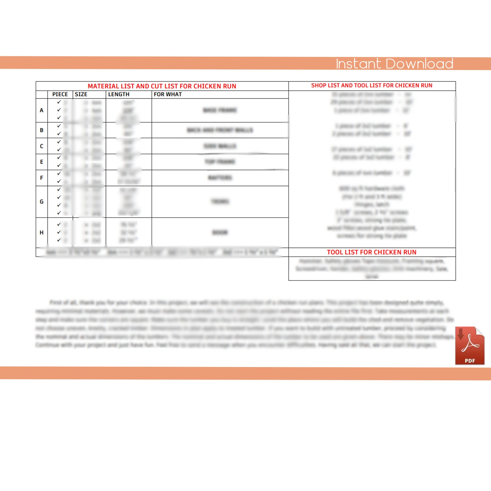 20x20 Chicken Coop Run DIY Plans – Walk-in Design (PDF Download) - Etsy