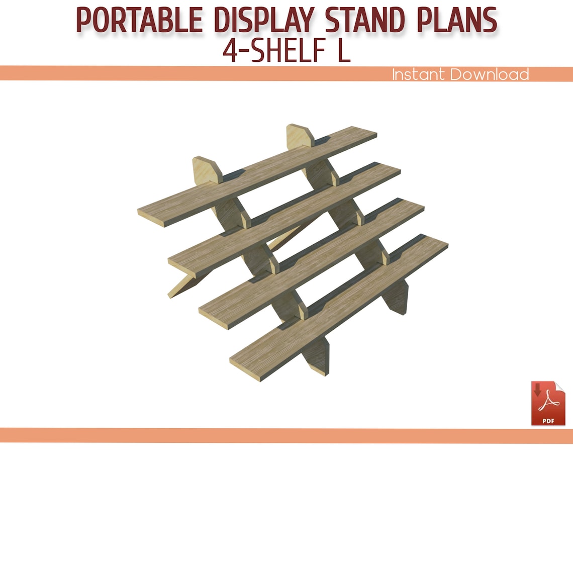 Portable Craft Fair Display Stand Plans Wooden Display Stand - Etsy