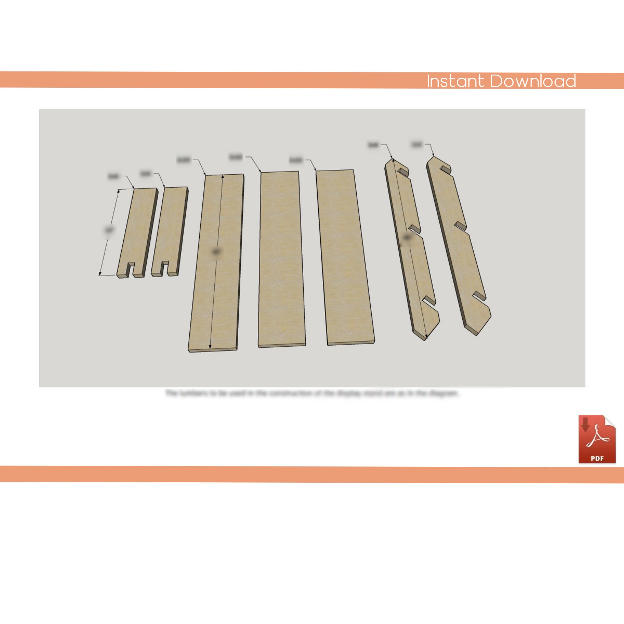 Portable Display Stand Plans DIY Wooden Craft Fair Display - Etsy