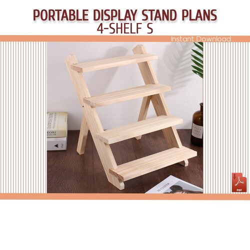 Portable Craft Fair Display Stand Plans DIY Wooden Display - Etsy