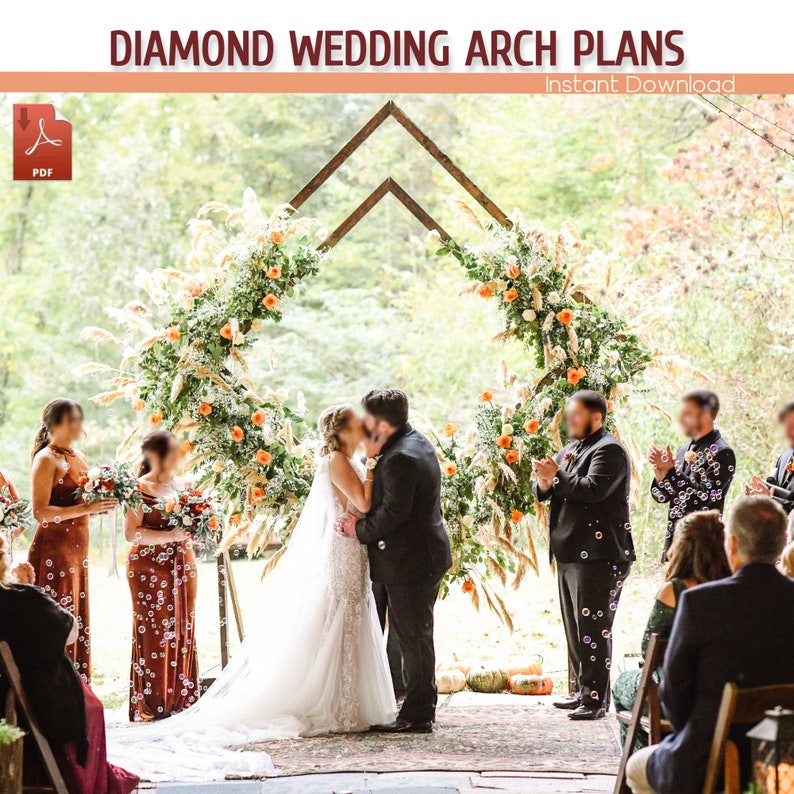 Diamond Wedding Arch Building Plans DIY Diamond Wedding Arch Plans ...