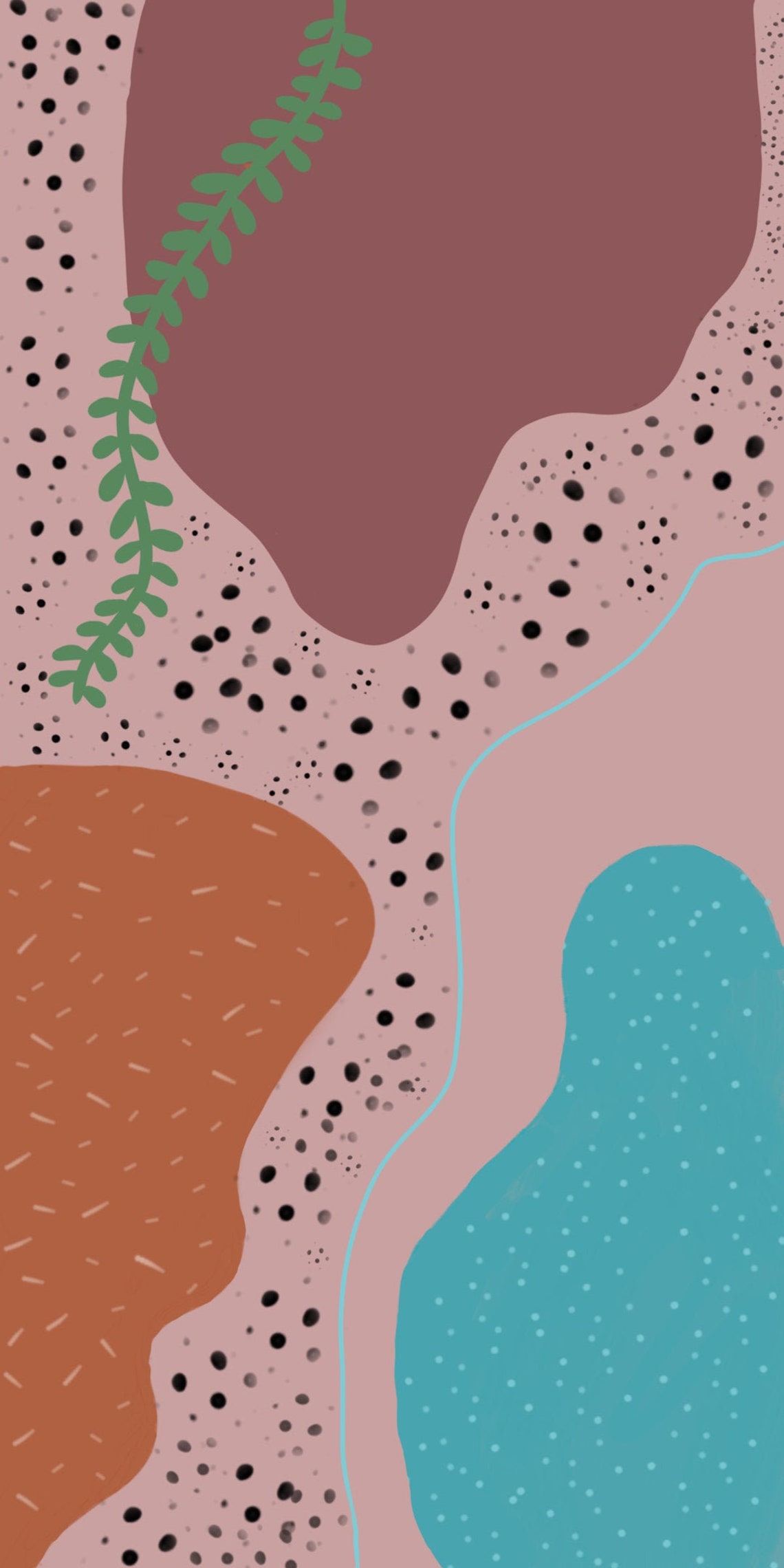 Abstract Boho Digital Print - Etsy