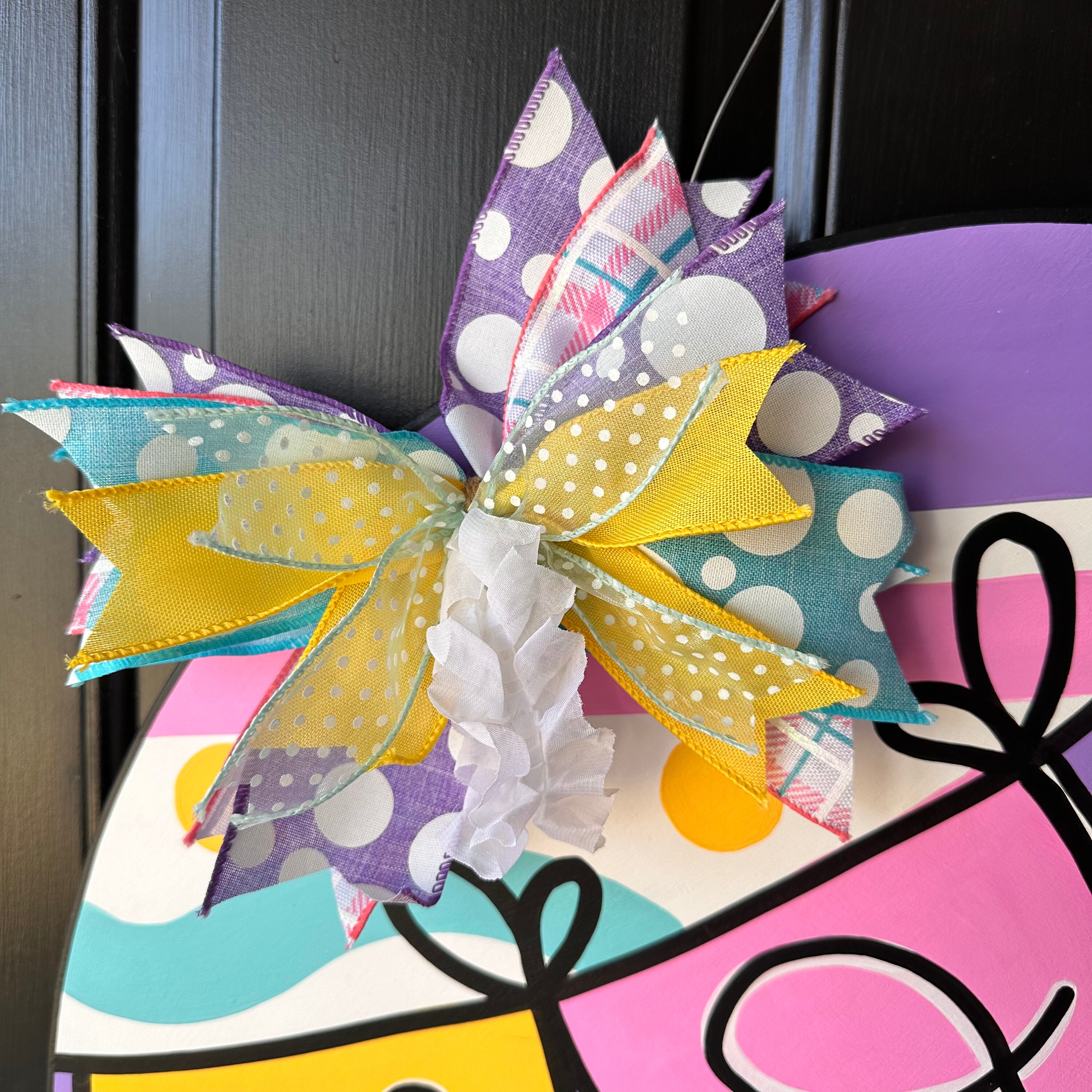 Easter Door Hanger, Hop Door Hanger, Easter Decor, Easter Decorations ...