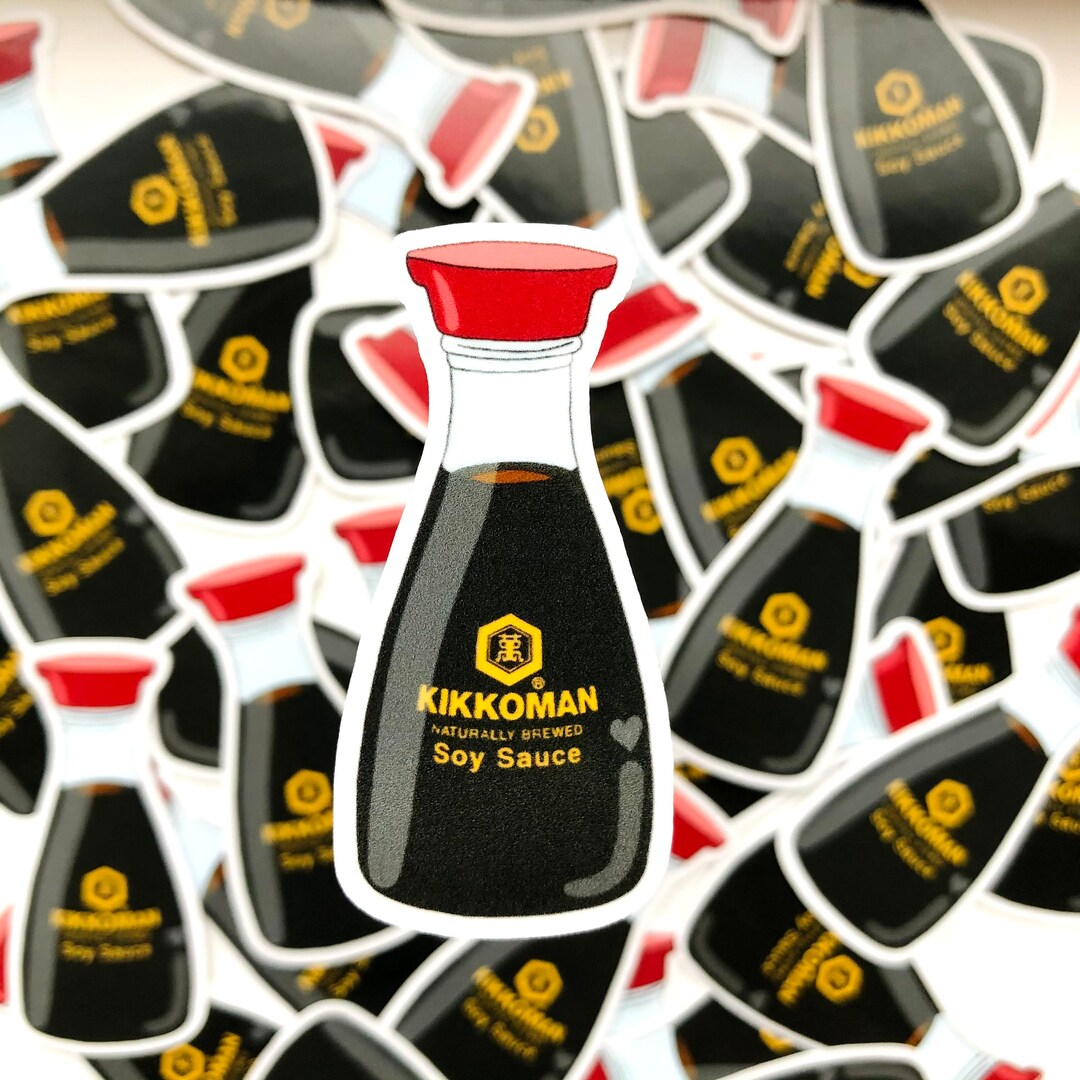Soy Sauce Sticker, Asian Sauce Sticker, Asian Food Sticker, Sushi ...