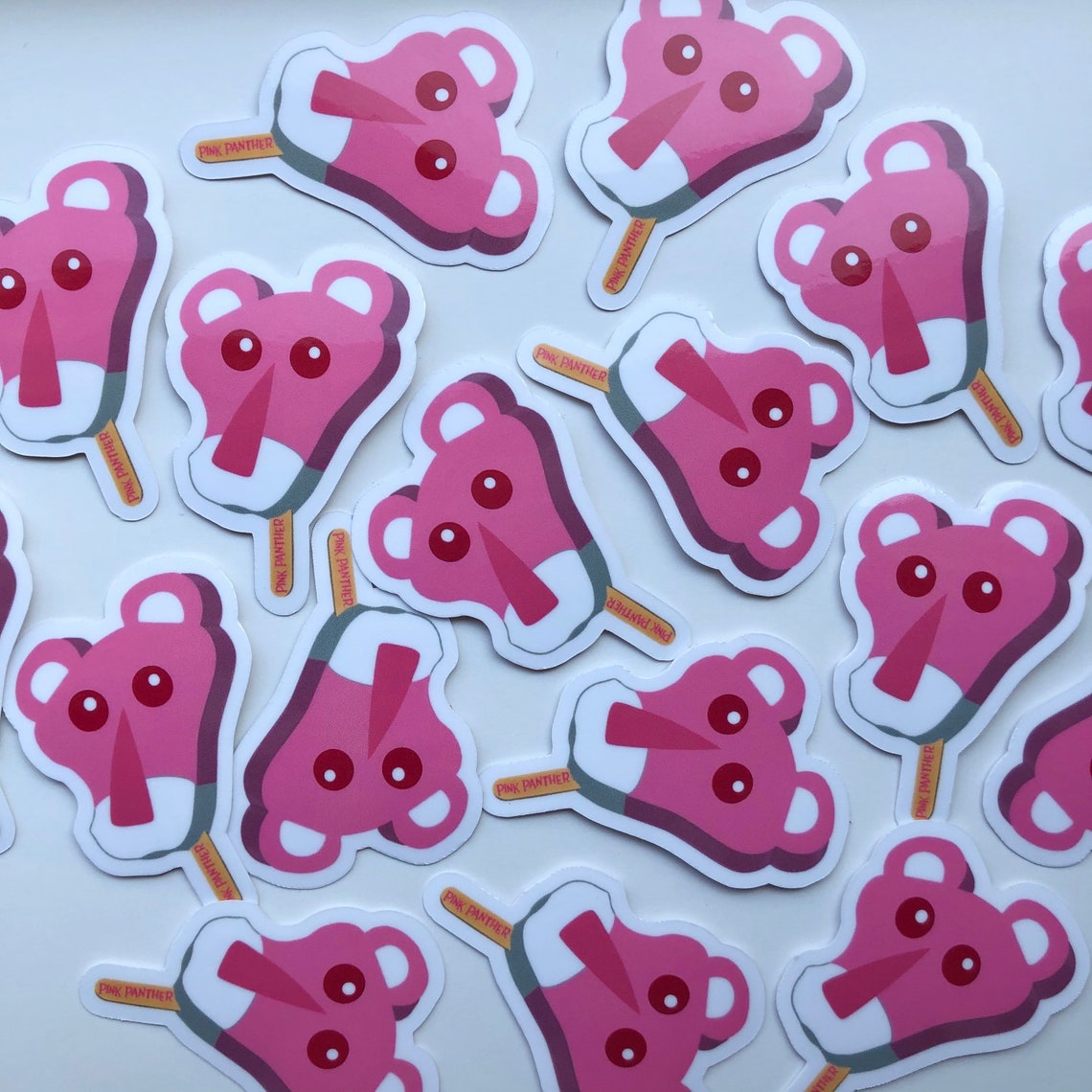 Pink Panther Sticker, Pink Panther Popsicle Sticker, Paleta Sticker ...