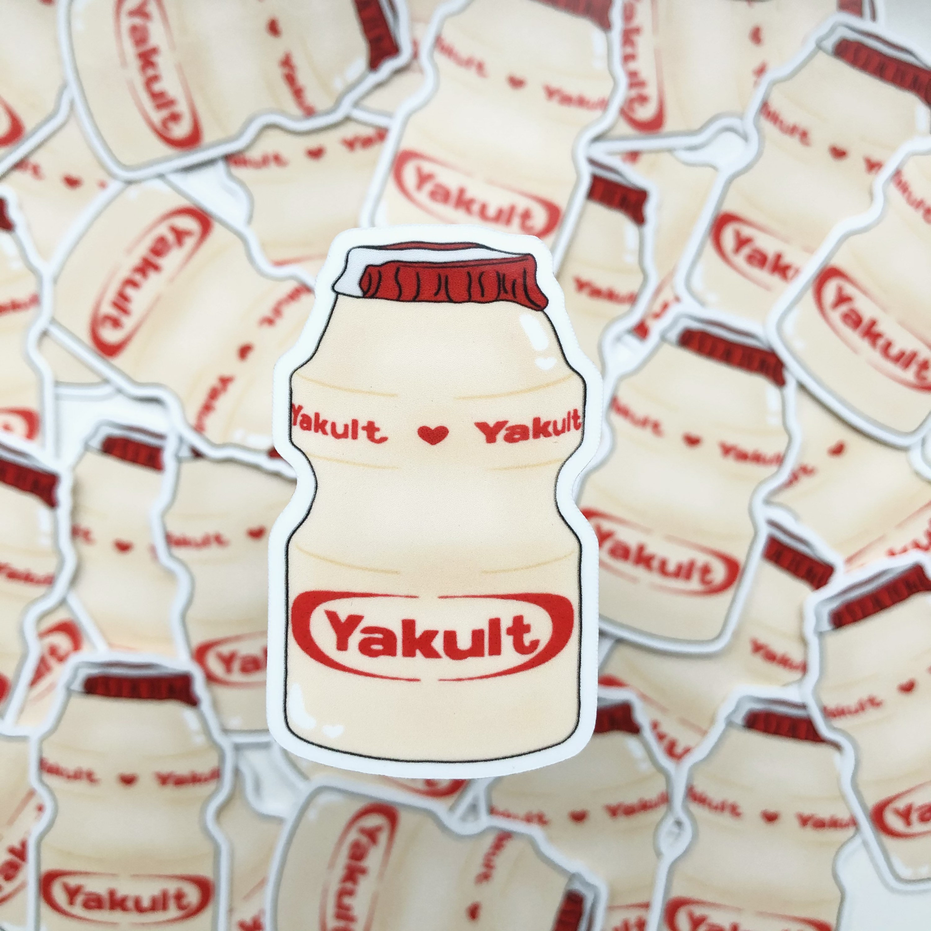 Yakult Sticker, Yogurt Drink Sticker, Asian Sticker, Sweet Drink ...