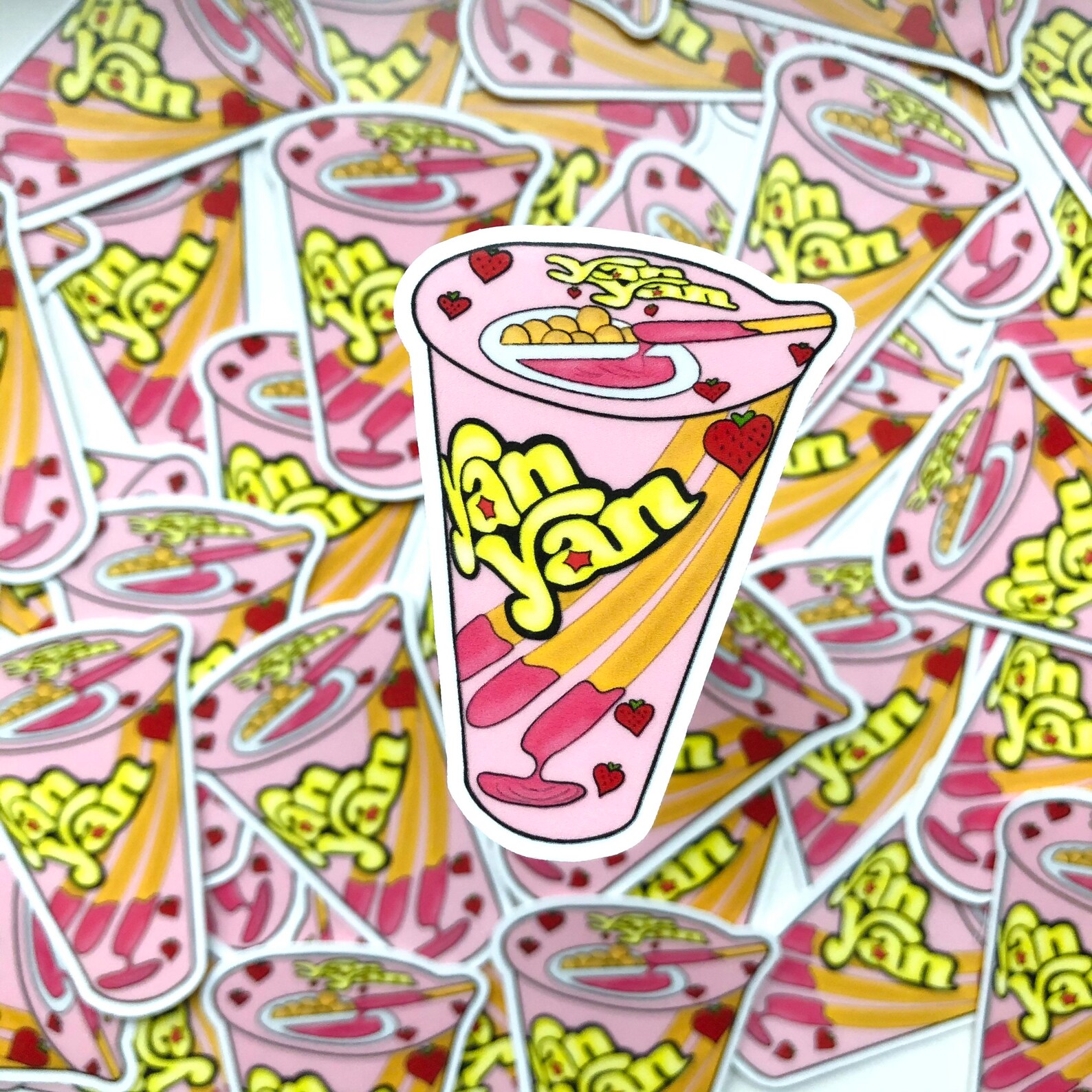 Yan Yan Sticker, Nyan Nyan Sticker, Asian Snack Sticker, Pocky Sticker ...