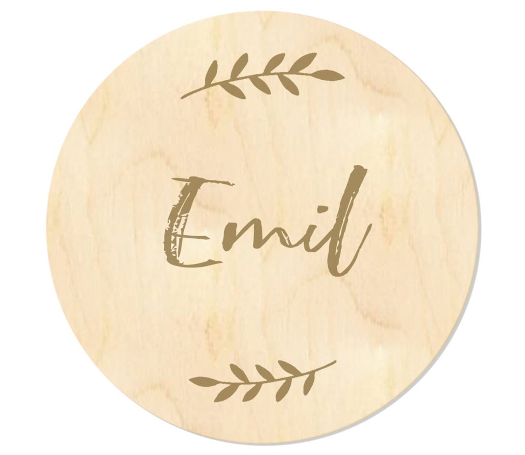 Name Plate Birth Board sprout, Personalizable, Door Sign, Modern Design ...