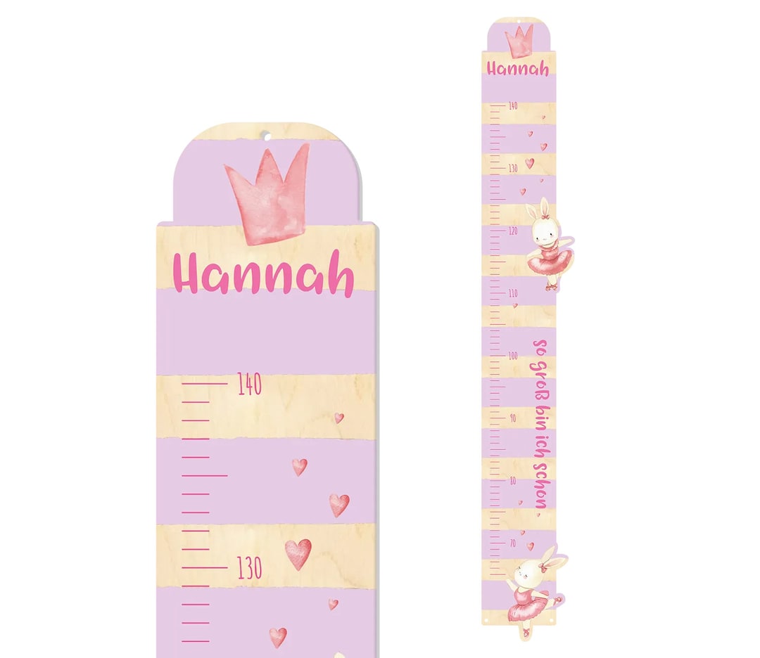 Personalized Children's Wooden Measuring Stick - Etsy