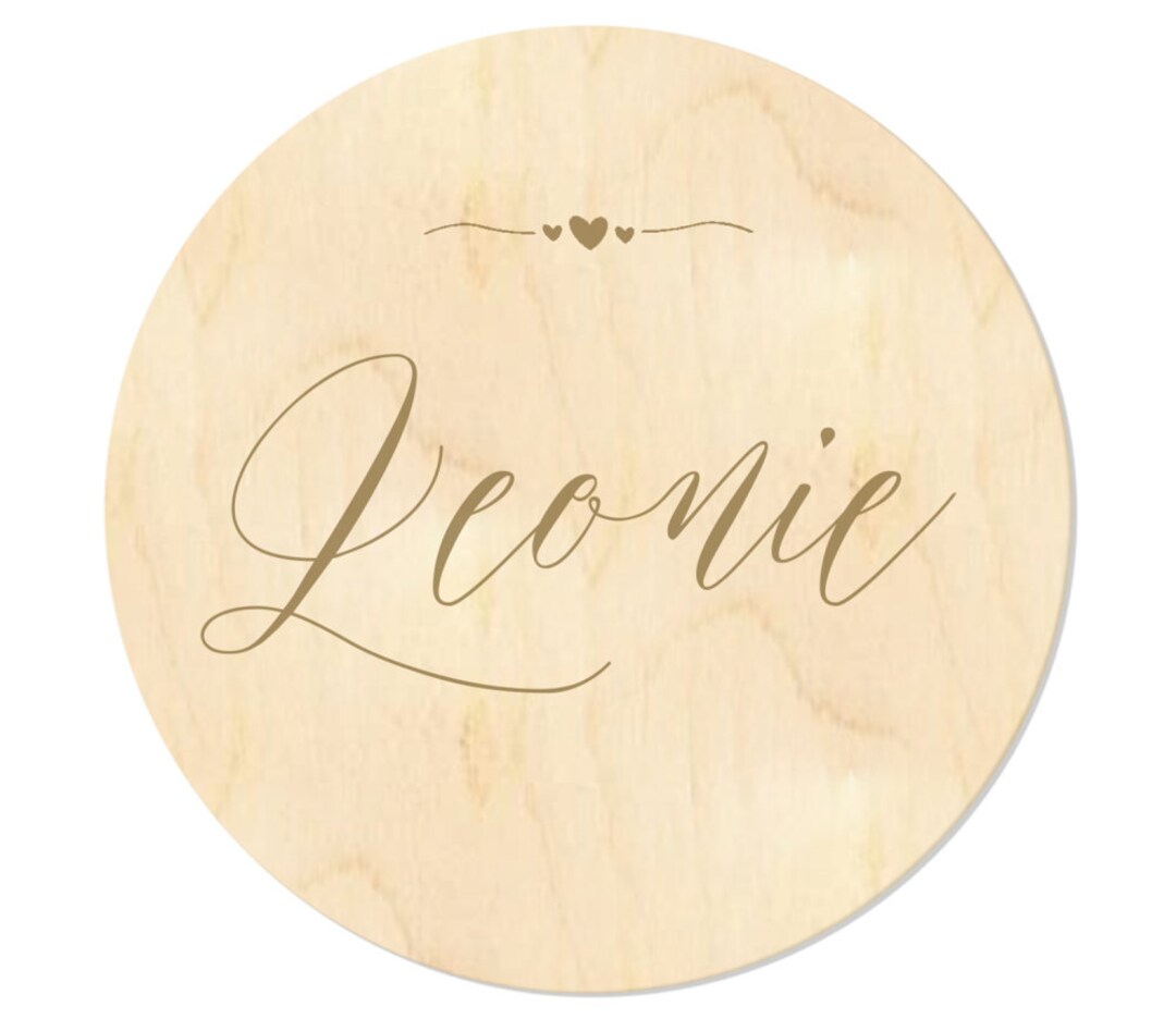 Personalized Baby Name Tag Heart, Cute Heart Name Tag for Children ...