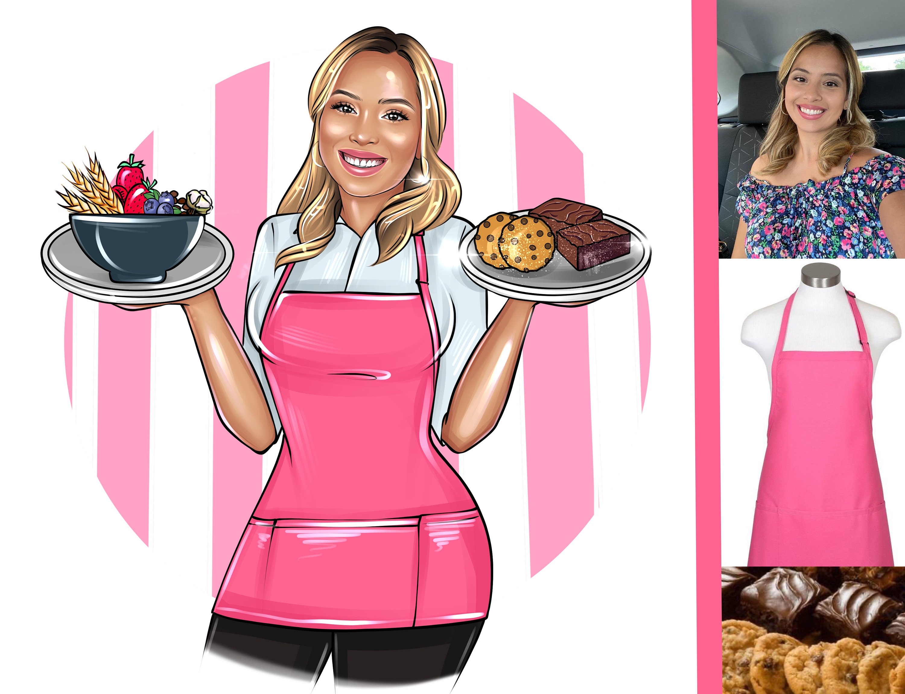 Bakery Cartoon Logo for Business,cute Cookie Logo,dessert Treats Logo ...