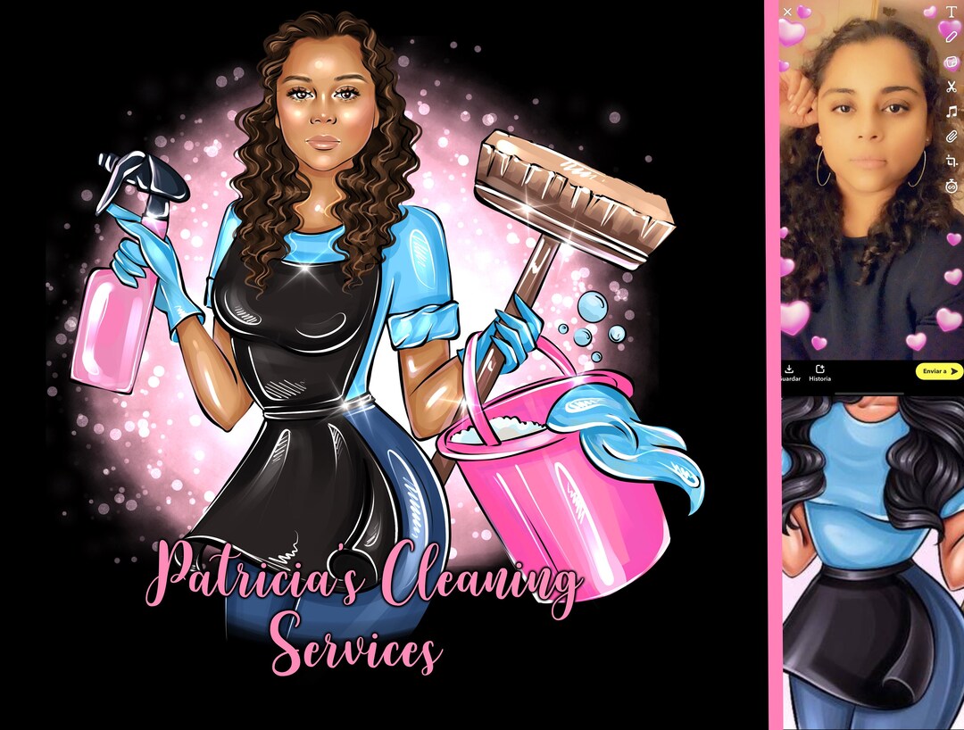 Cleaning Business Logo,house Chores Logo,cartoon Logo Design,office ...