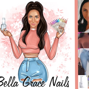 Nail Tech Logo,nail Artist Logo,nail Designer Logo,nail Saloon Logo ...