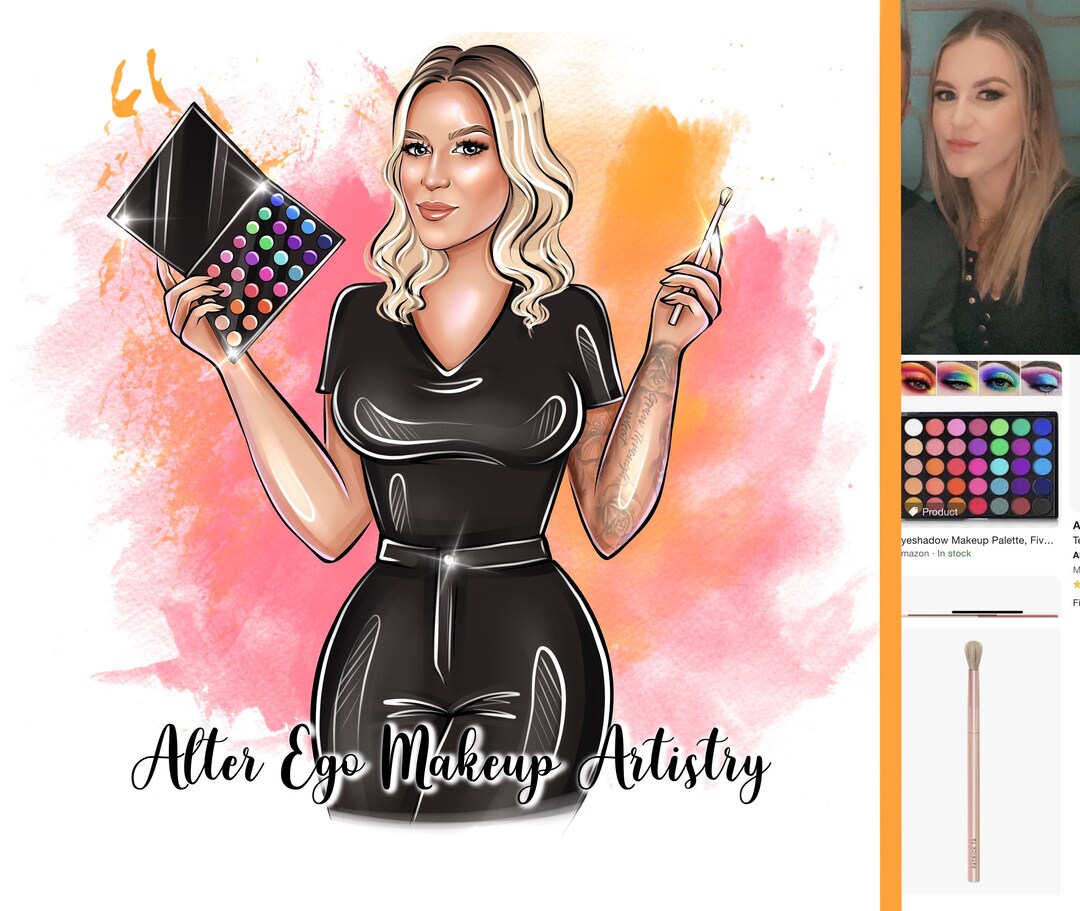 Make up Artist Logo,make up Logo Design,beauty Saloon Logo,pmu Artist ...