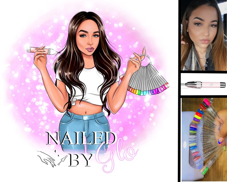 Nail Tech Logo,nail Designer Logo,nail Artist Logo,nail Salon Logo ...