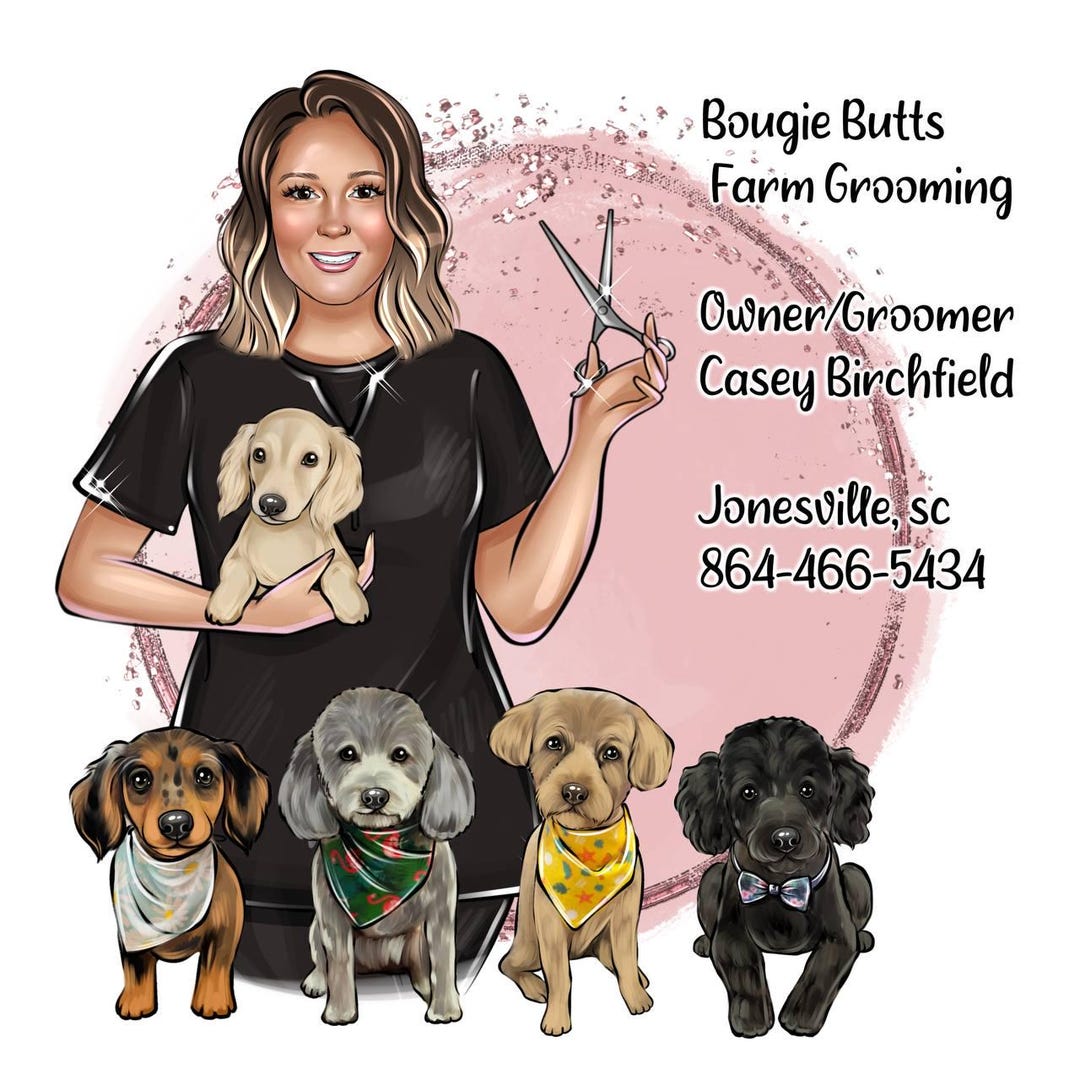 Pet Groomer Logo,pet Breeder Logo,dog Groomer Logo,dog Breeder Logo ...