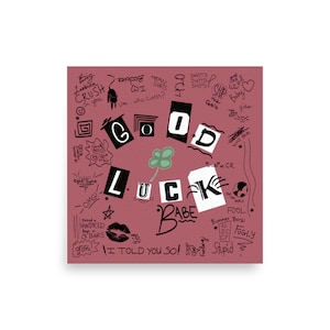 Chappell Roan Good Luck Babe Poster - Etsy