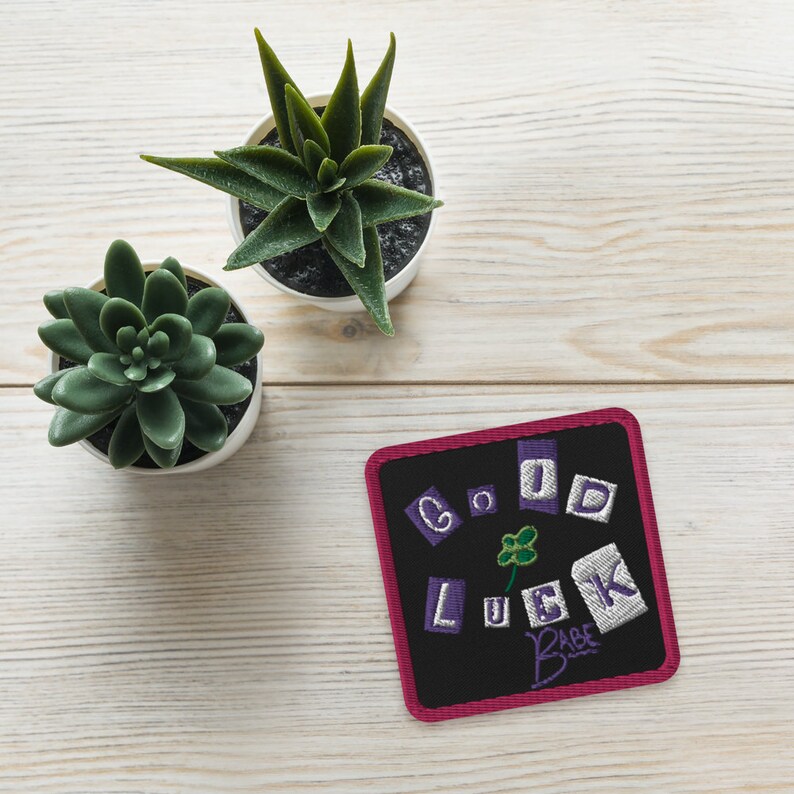 Good Luck, Babe Embroidered Patch - Etsy