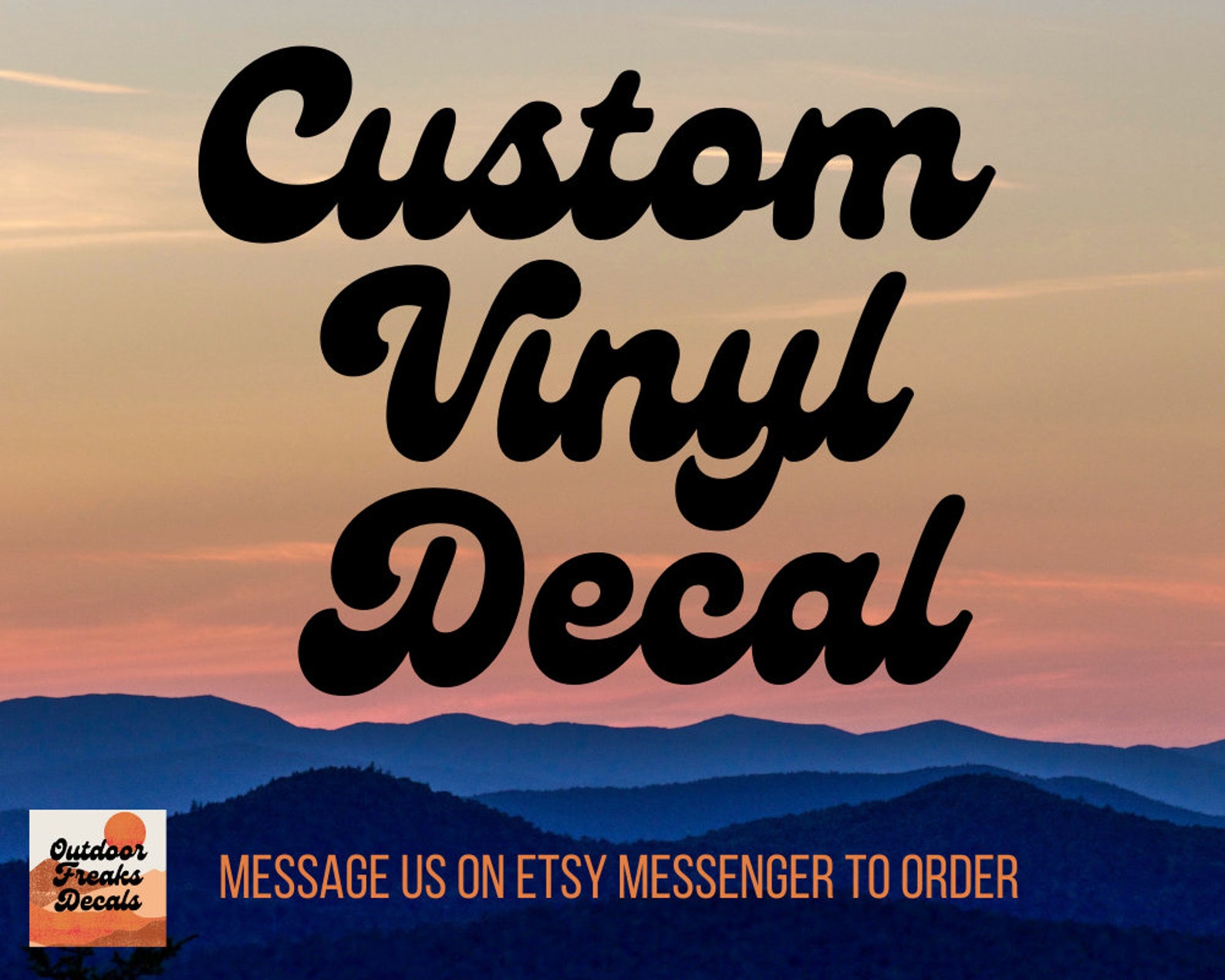 Custom Vinyl Decal Outdoor Vinyl Decal For Cars Windows Etsy