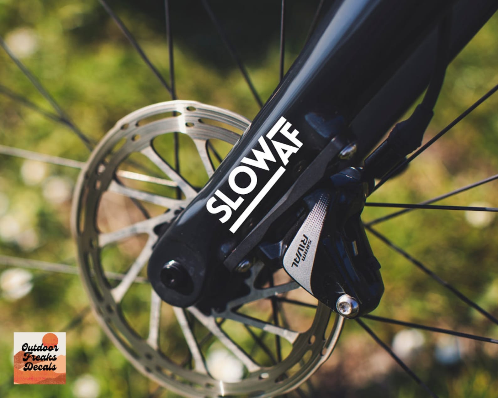 SLOW AF Outdoor Vinyl Decal for Your Bike or Cars Windows - Etsy Canada