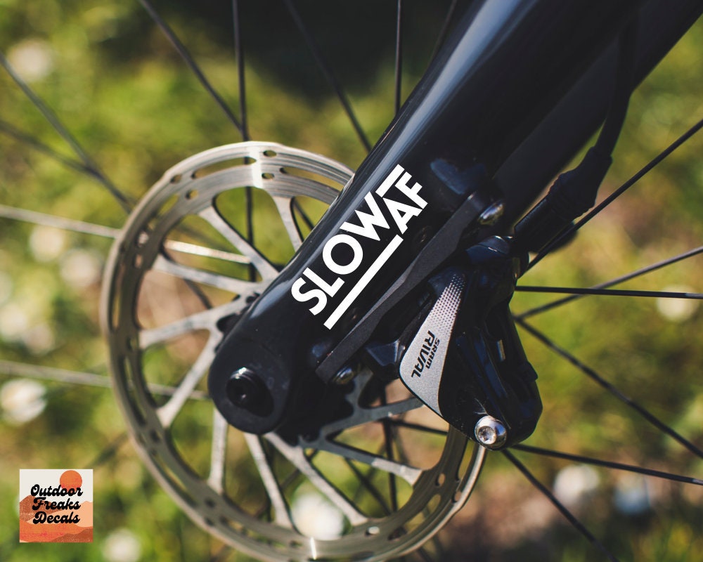 SLOW AF Outdoor Vinyl Decal for Your Bike or Cars Windows - Etsy