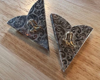 Mens Western Collar Tips - Etsy