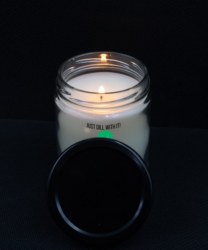 Pickle Candle Just Dill With It Unique Pickle Lovers Gift With Cute ...