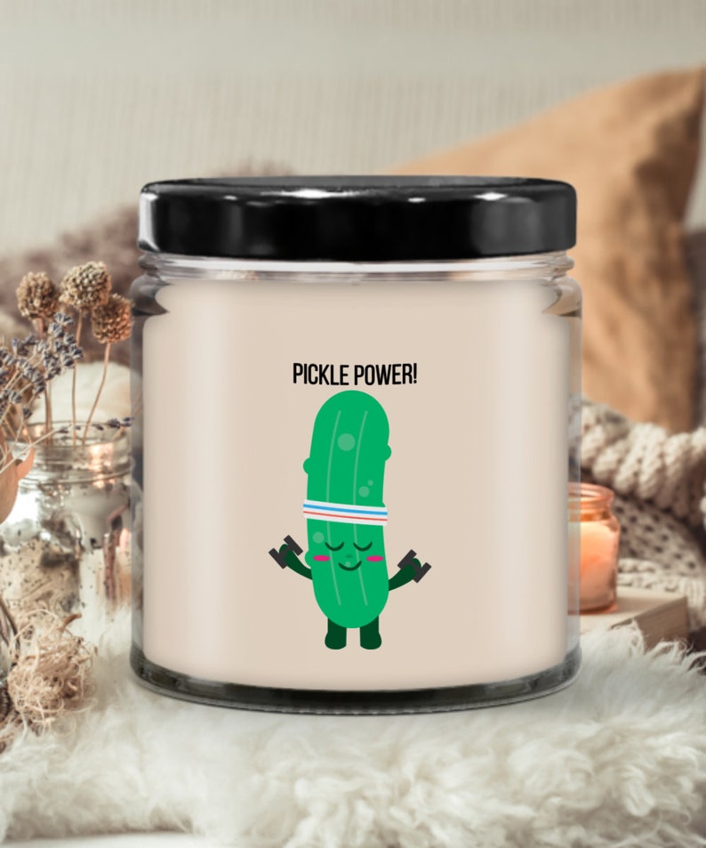 Pickle Candle Pickle Power Pickle Lovers Gift With Cute Design - Etsy