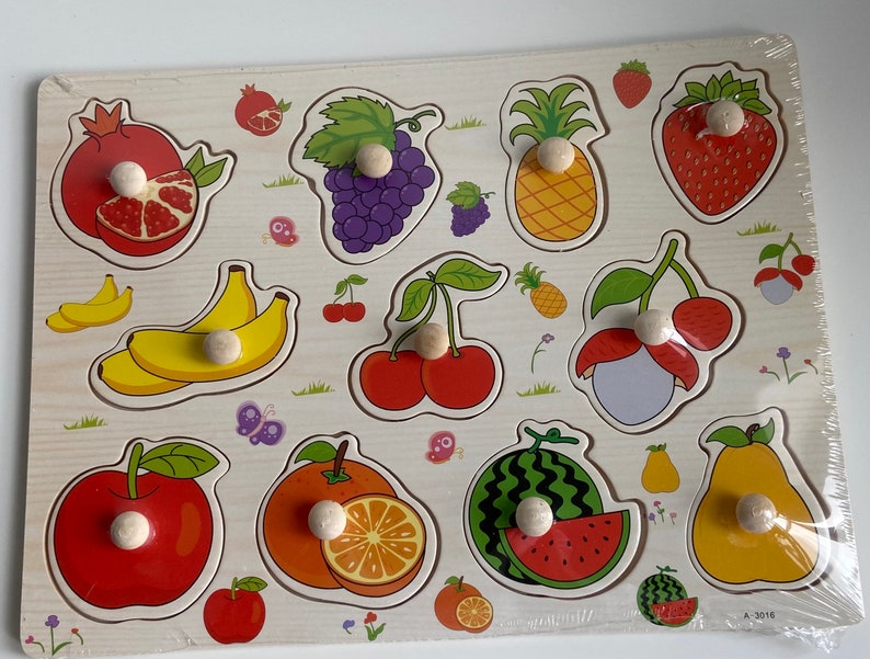 Wooden Jigsaw Puzzles Toys for Kids /early Years Learning | Etsy