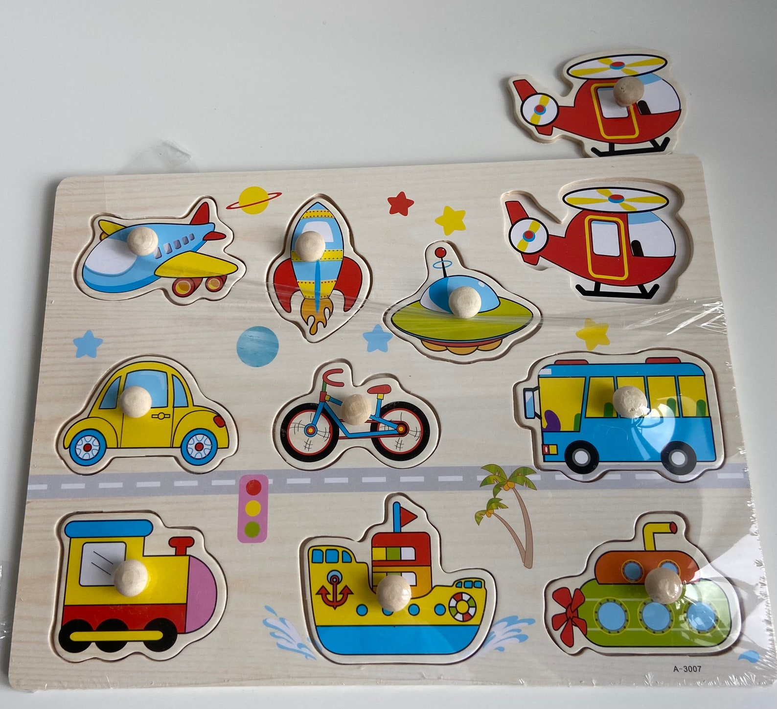 Wooden Jigsaw Puzzles Toys for Kids /early Years Learning | Etsy