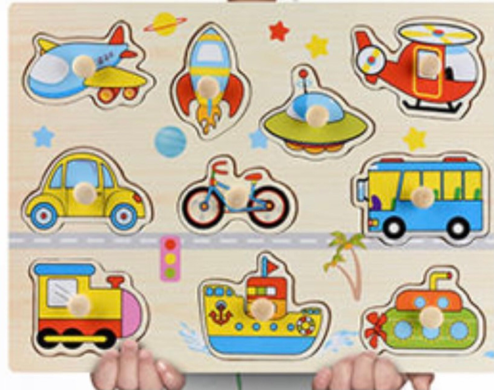 Wooden Jigsaw Puzzles Toys for Kids /early Years Learning | Etsy