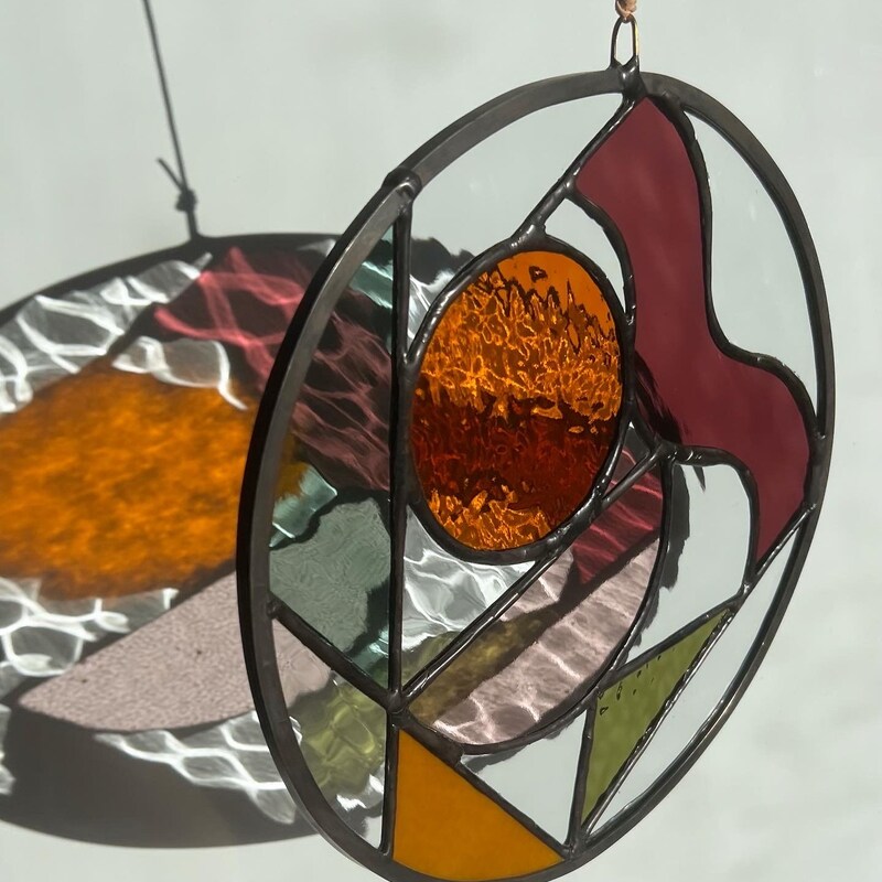 Stained Glass Geometric - Etsy