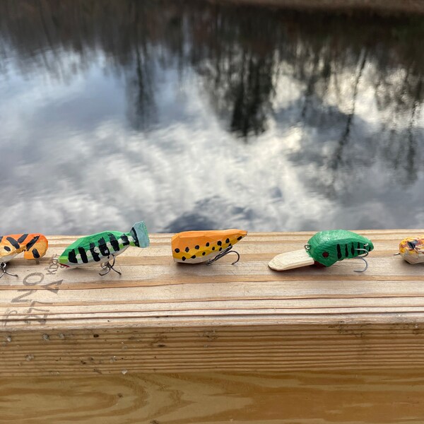 Wooden Fishing Lure - Etsy