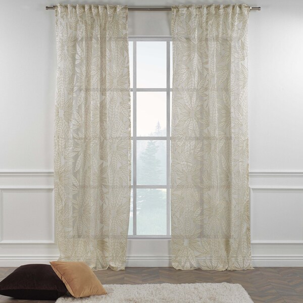 Sheer Printed Curtains - Etsy