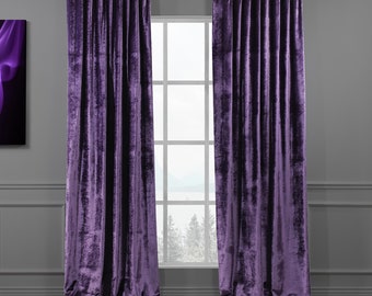 Mauve Moons Curtain Panel Speckled Moon Phases by - Etsy