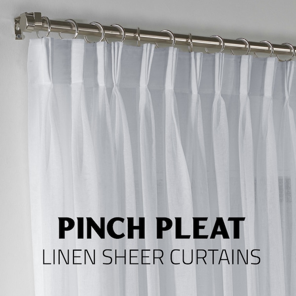Pinch Pleated Sheers - Buy Online - Etsy
