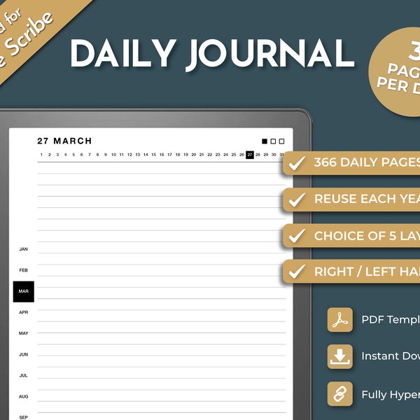 Scribe Bullet Journal - Etsy